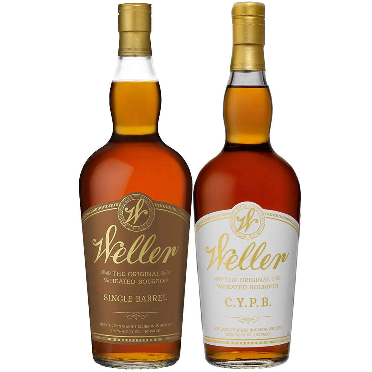 W.L. Weller Single Barrel & C.Y.P.B Bourbon Whiskey Bundle – Liquor ...