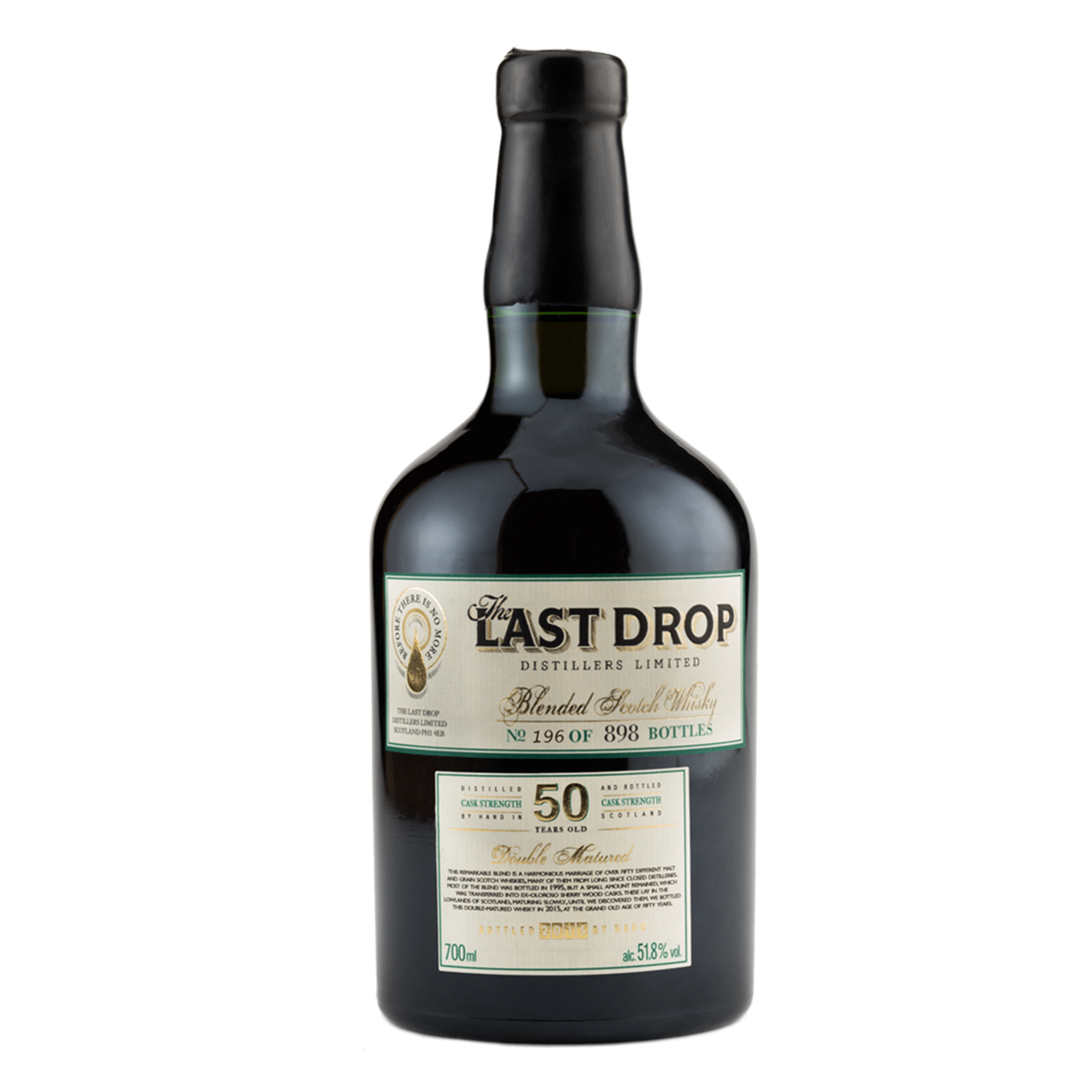 The Last Drop 50 Year Old Double Matured Blended Scotch Whisky – Liquor ...